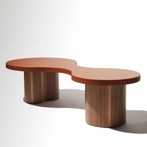 Peanut Coffee Table Glossy Uchronia The Invisible Collection