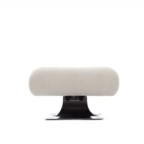 Alta Ottoman Steel Etel, Oscar Niemeyer by Etel The Invisible Collection