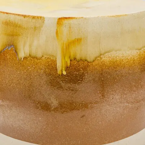 Ochre Side Table Pouf Flores Studio The Invisible Collection