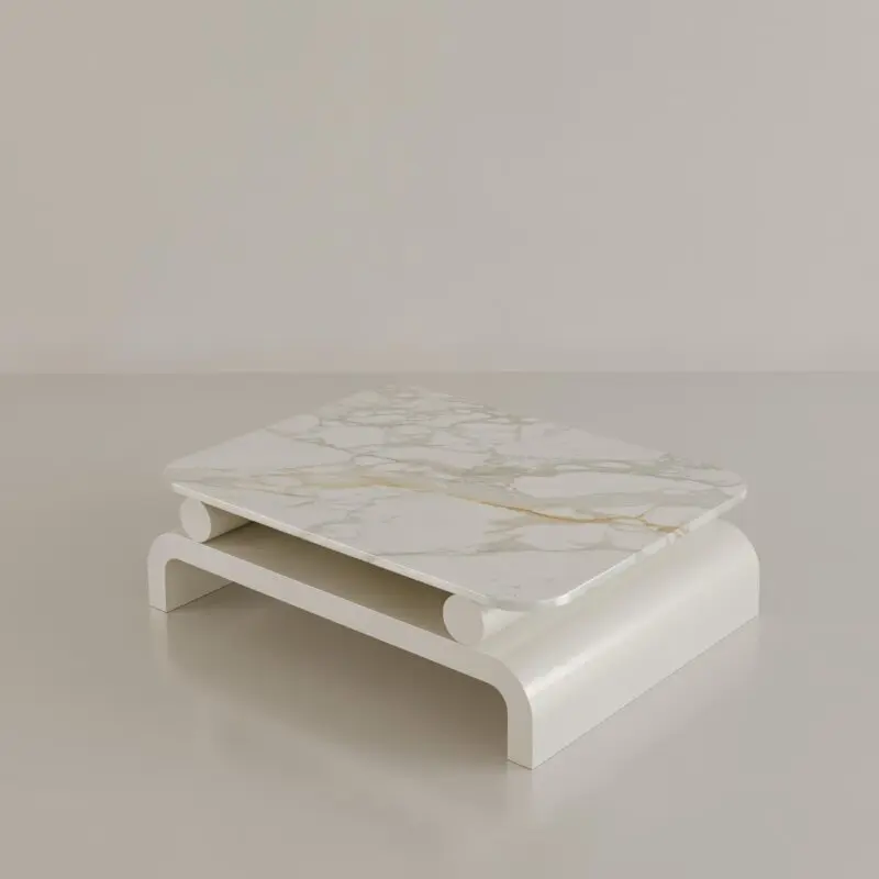 Poppy Coffee Table Calacatta Fleur Delesalle The Invisible Collection