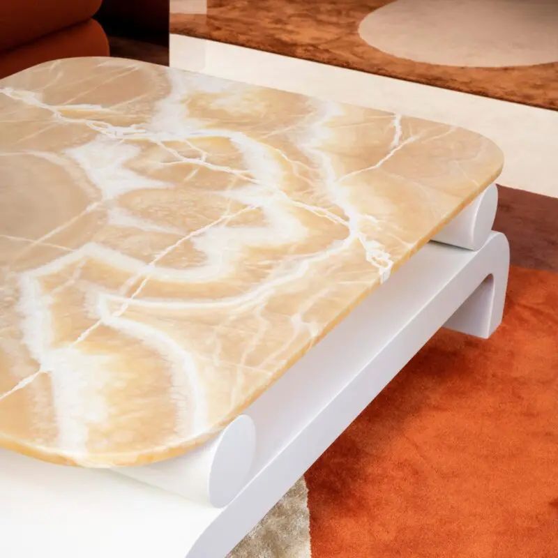 Poppy Coffee Table Onyx Fleur Delesalle The Invisible Collection