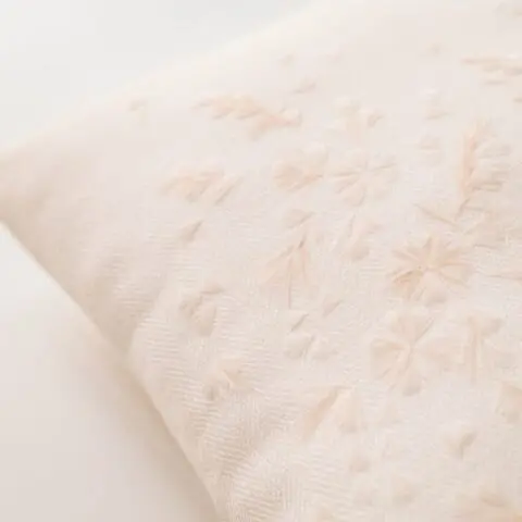Feather Lace Cushion Lemarié The Invisible Collection