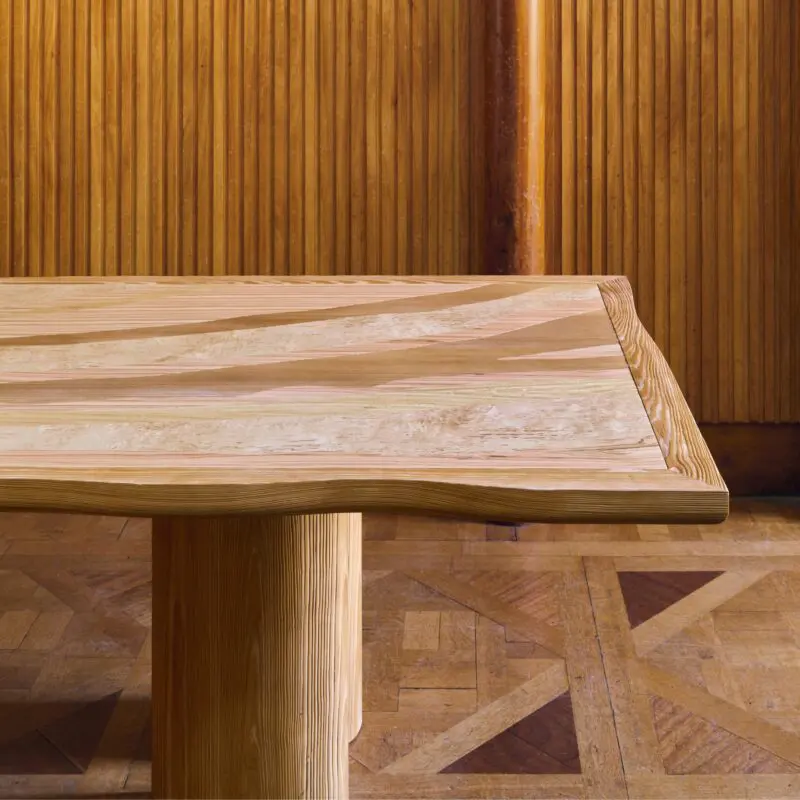 Louisa Table Marquetry Laclaux The Invisible Collection
