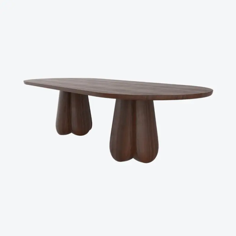 Table Oblongue Dress Up Bois Emmanuel Levet Stenne The Invisible Collection