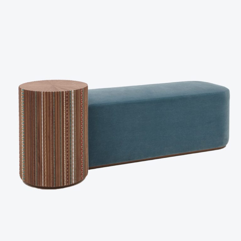 Funquetry Pleated Bench Nada Debs The Invisible Collection