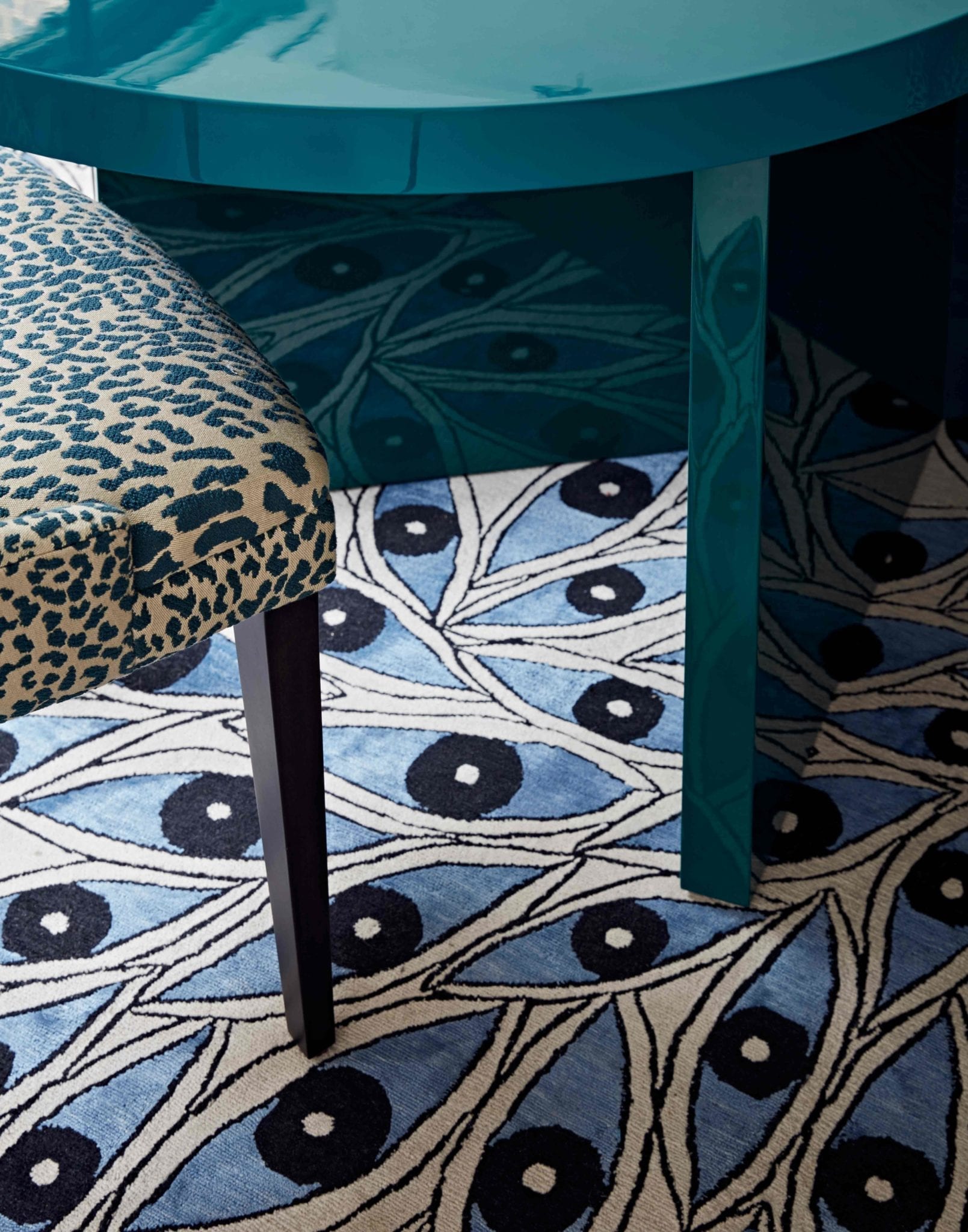 Nazar Rug Blue Atelier Février The Invisible Collection