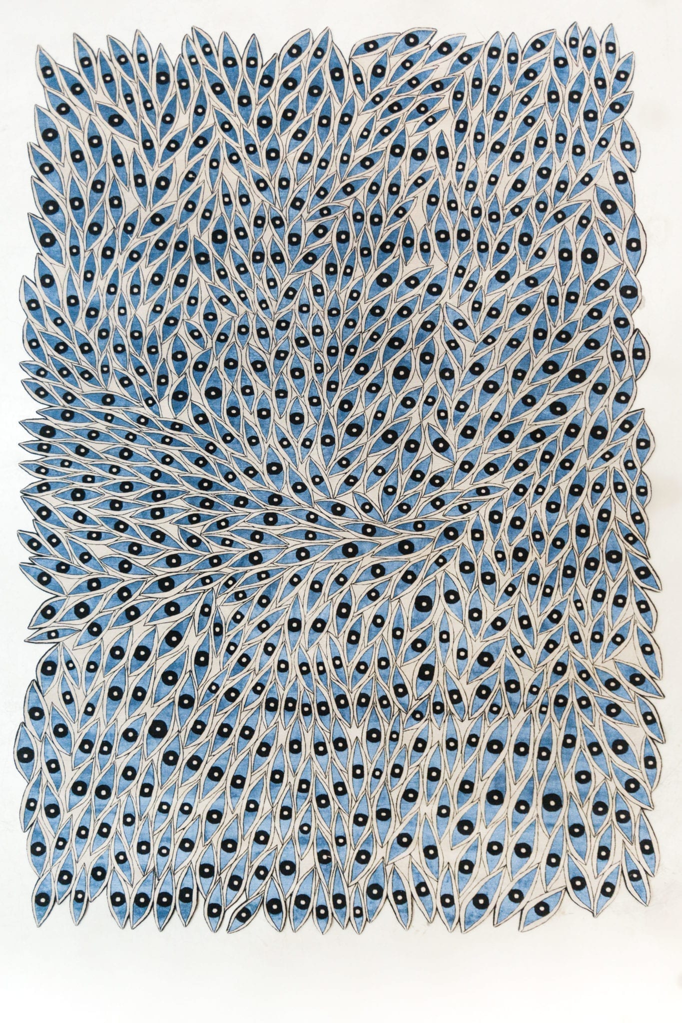 Nazar Rug Blue Atelier Février The Invisible Collection