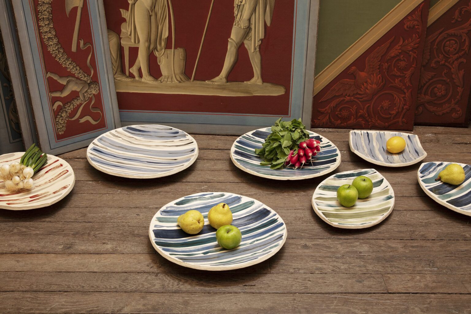 Pistachio Ceramic Serving Plate Lars Nilsson The Invisible Collection