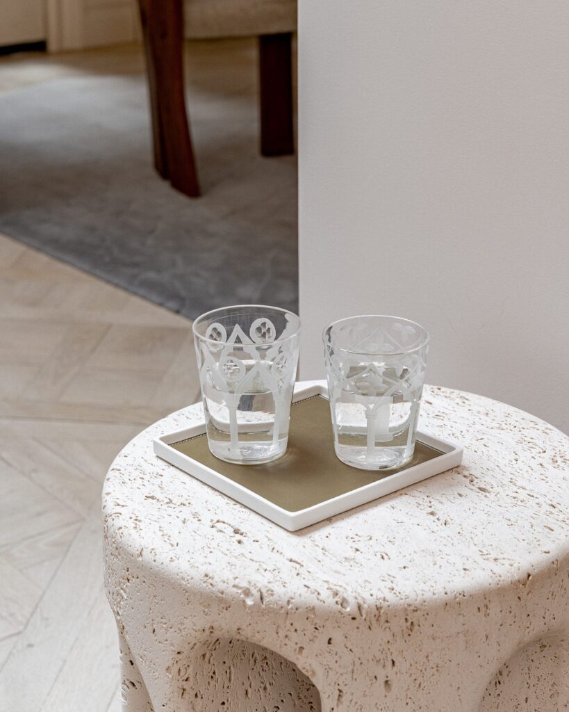 Set of 6 Crystal Glasses Palazzo The Invisible Collection