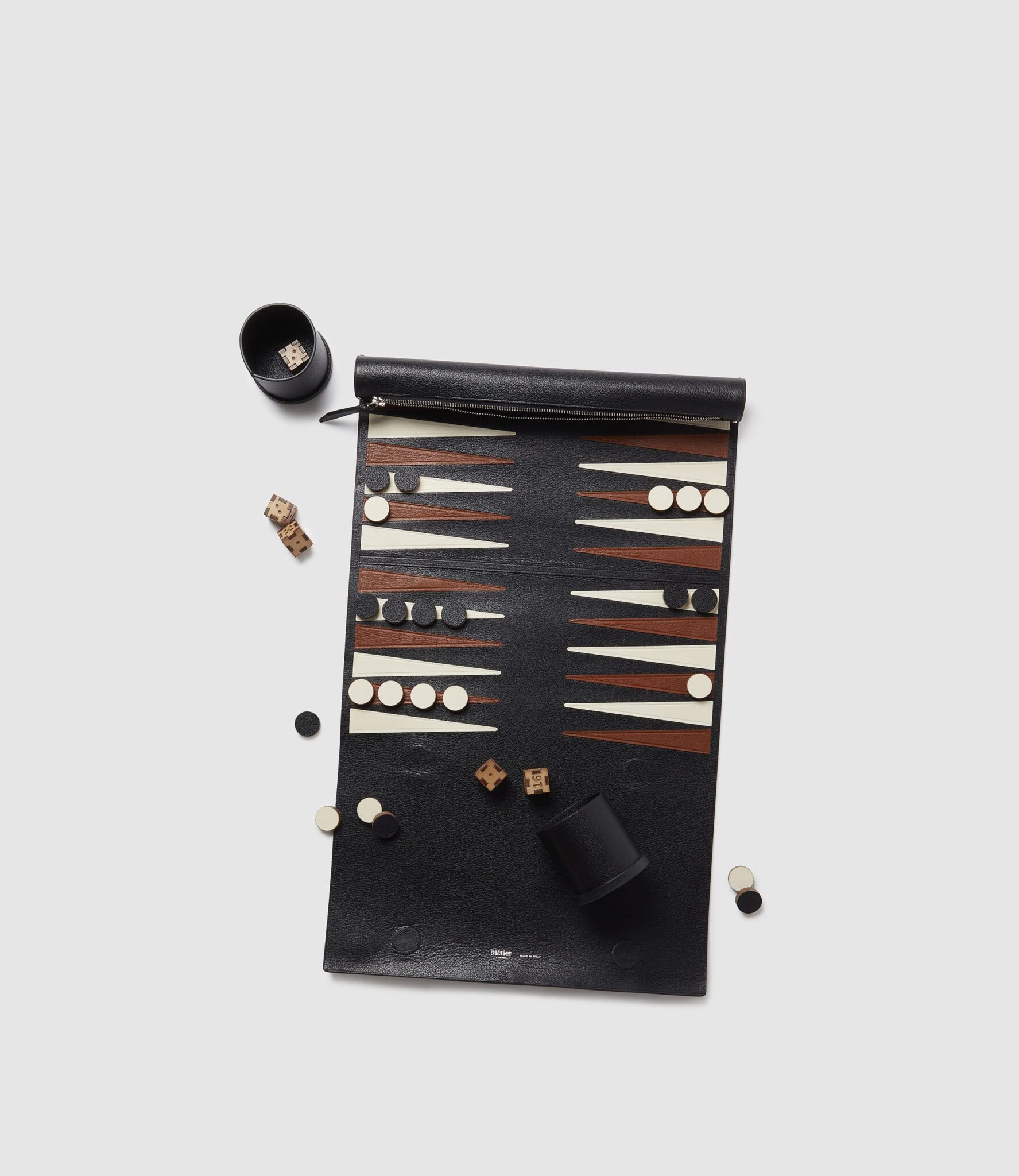 Backgammon Set Buffalo Black The Invisible Collection