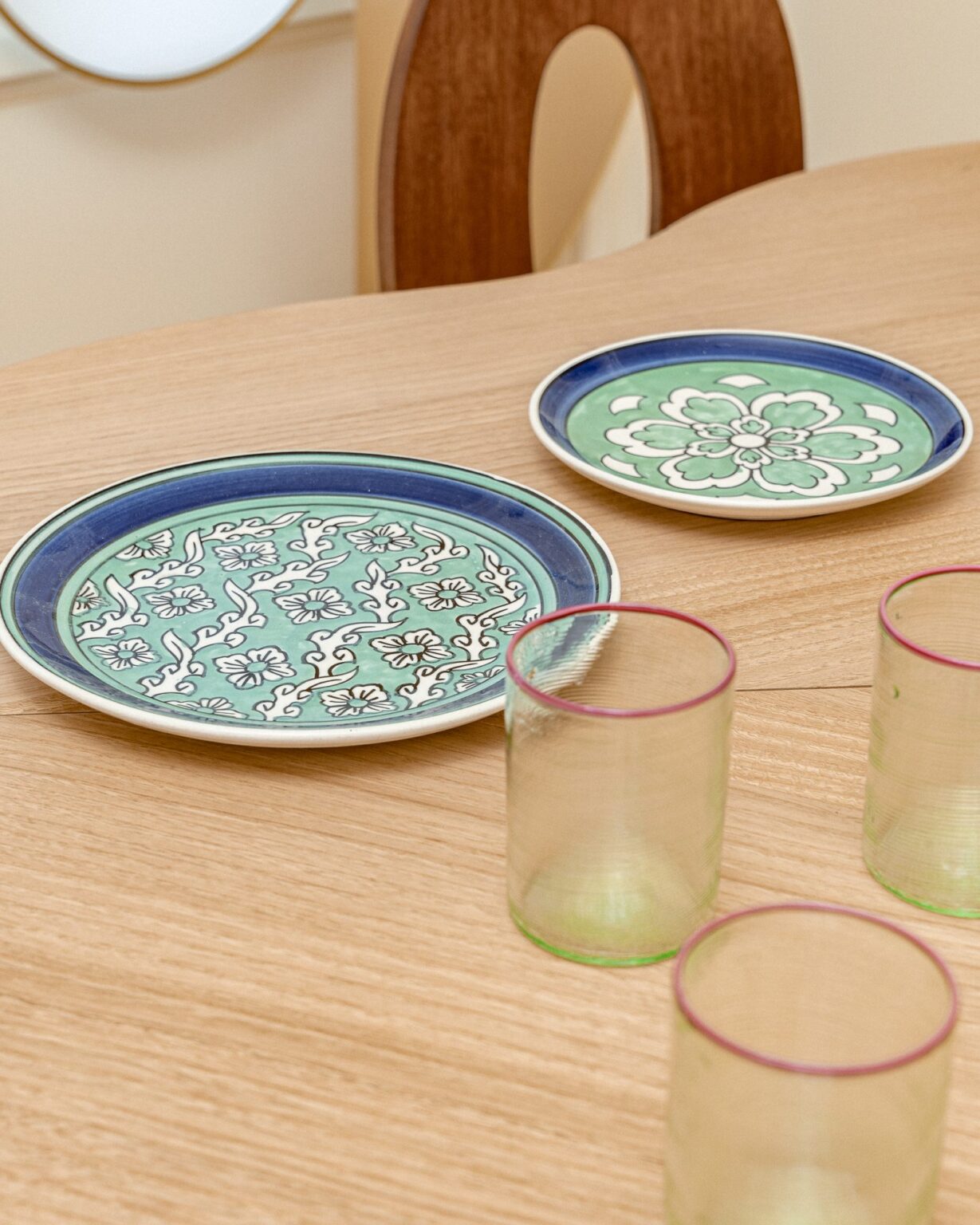 Green Arya Plate The Invisible Collection