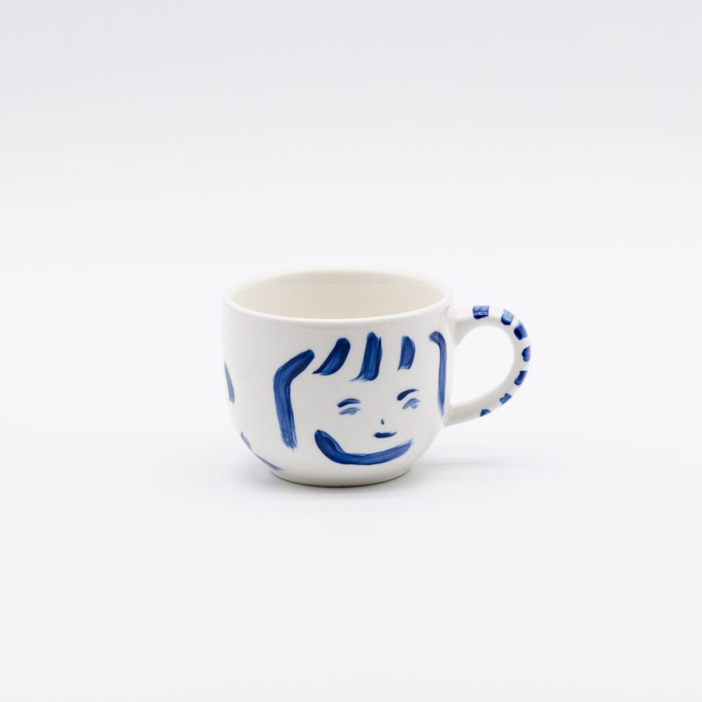 Small Striped Handle Mug The Invisible Collection
