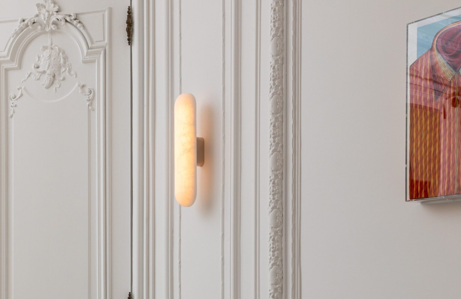 Gélule Wall Lamp Alabaster Ozone, Joseph Dirand by Ozone The Invisible ...