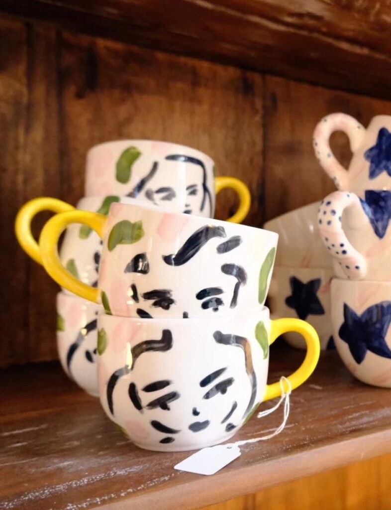 Small Yellow Handle Mug The Invisible Collection
