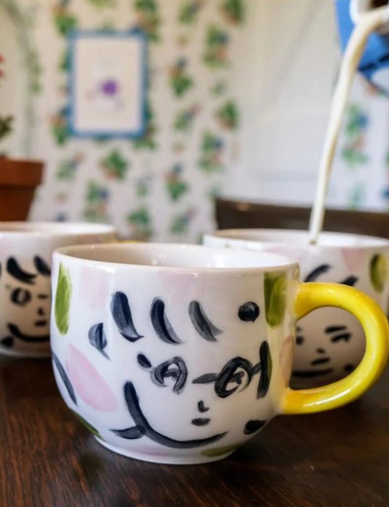 Small Yellow Handle Mug The Invisible Collection