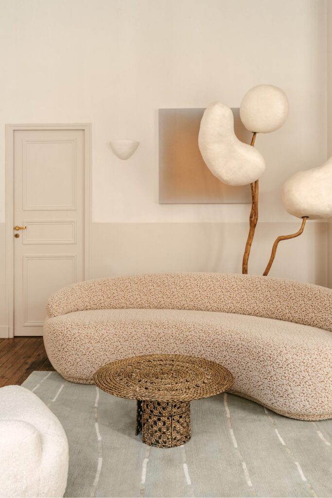 White Wide Sconce Courtney Applebaum Design The Invisible Collection