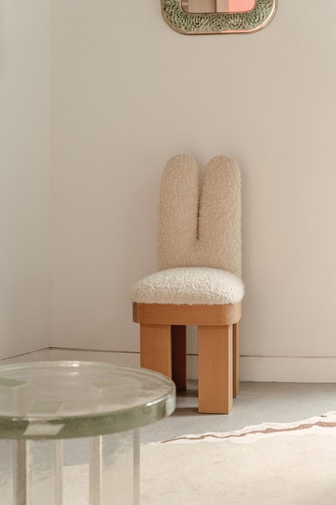 Seeded Cast Glass Side Table Courtney Applebaum Design The Invisible ...