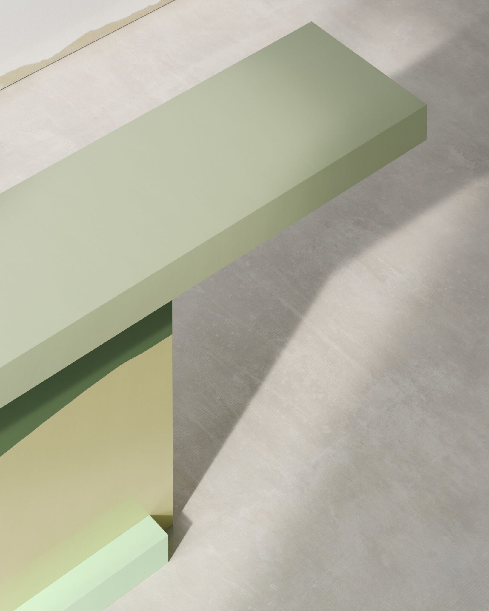 Console TT1 Green Sattio Studio The Invisible Collection