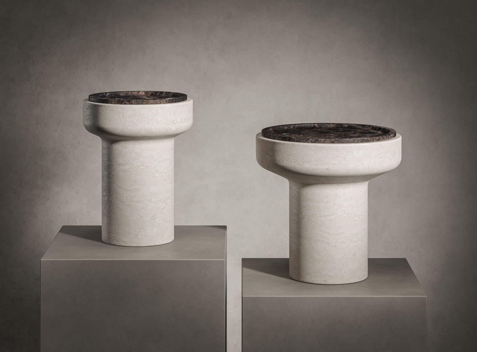 Tivoli Side Table Ivan Colominas, Mmairo The Invisible Collection