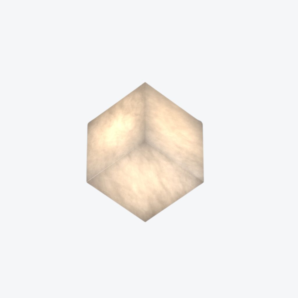 Cube Solo Wall Lamp Franck Genser The Invisible Collection