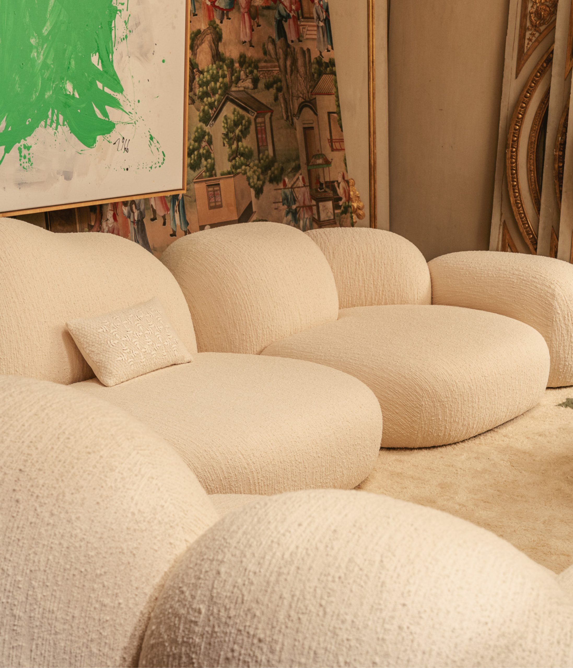 The Lagoon Sofa by Rebecca Korner - The Invisible Collection