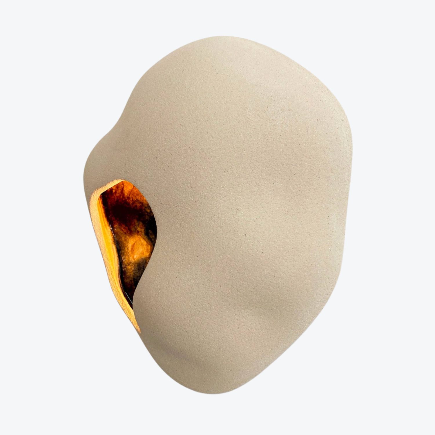 Mãe Glass Wall Lamp Amande Haeghen The Invisible Collection