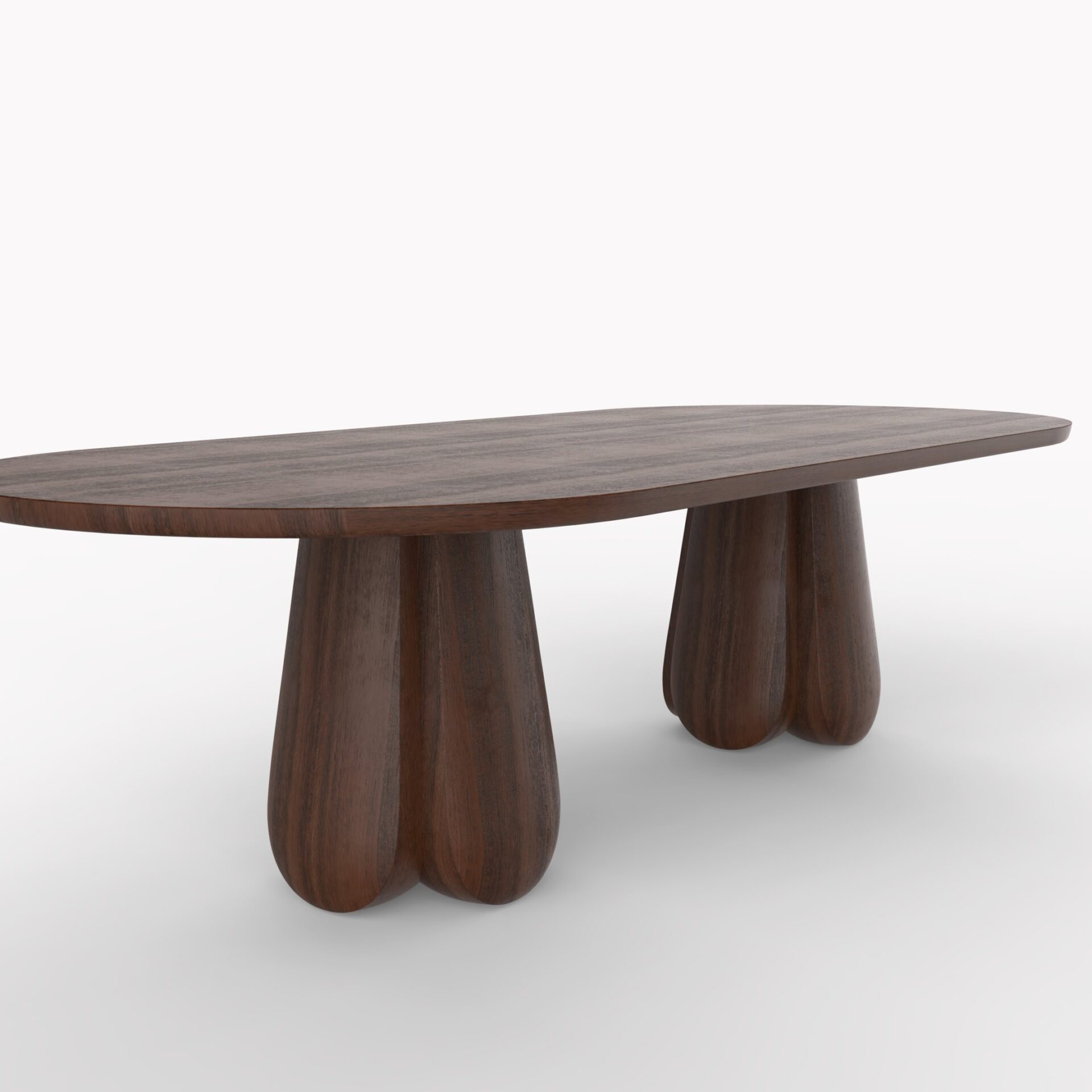 Table Oblongue Dress Up Bois Emmanuel Levet Stenne The Invisible Collection