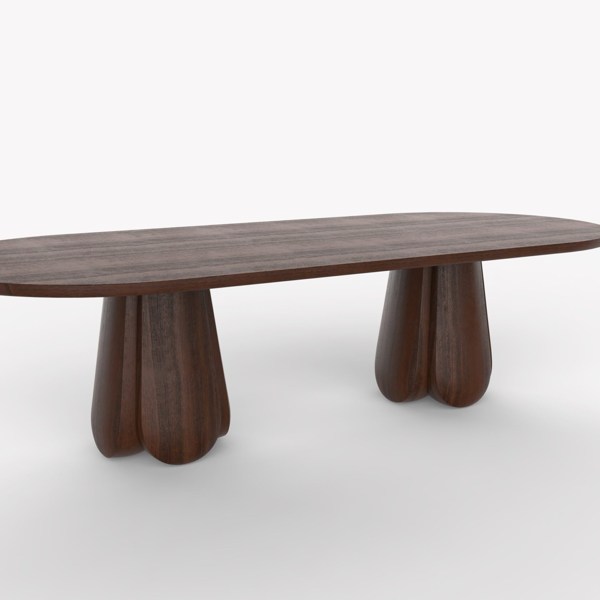 Table Oblongue Dress Up Bois Emmanuel Levet Stenne The Invisible Collection